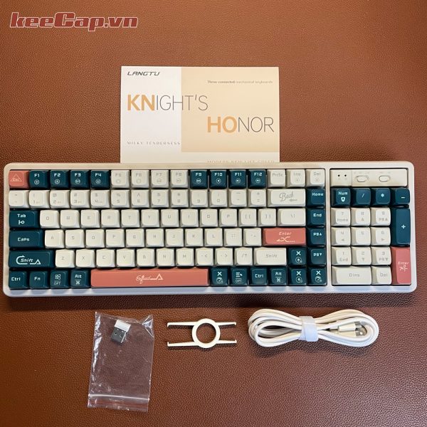 Bàn phím cơ không dây Langtu GK85 Pro Sea Salt (3 modes - 85 keys ...