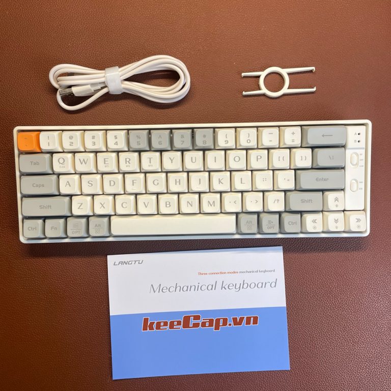 Bàn phím cơ không dây Langtu GK65 retro (3 modes - 65 keys - hotswap ...