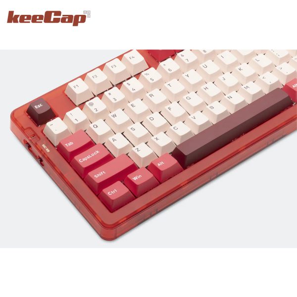 Bàn phím cơ Dareu EK810 white retro (3 Mode – 104 key– Red switch) - KeeCap