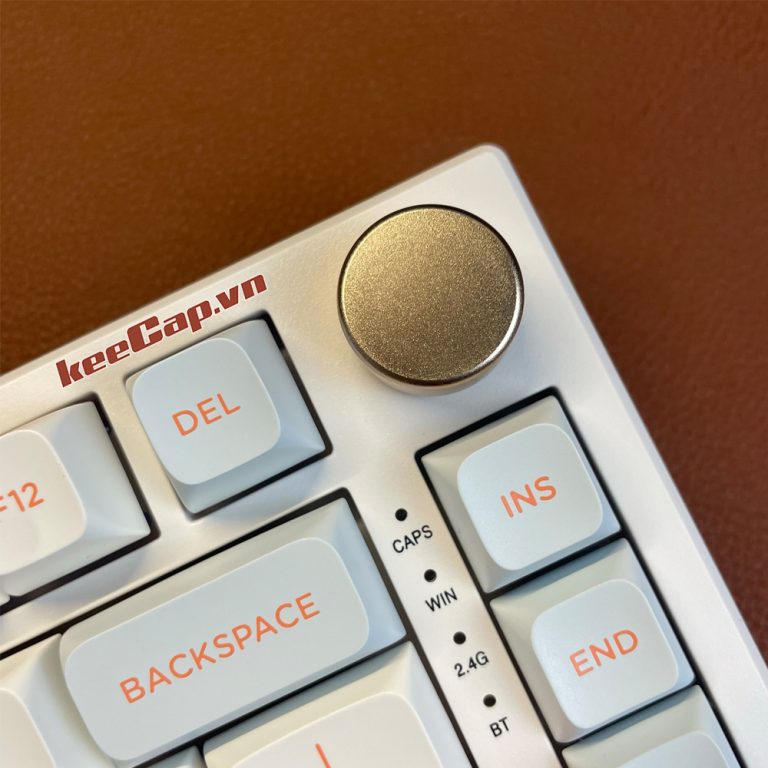 Bàn phím cơ Dareu EK810 white retro (3 Mode – 104 key– Red switch) - KeeCap